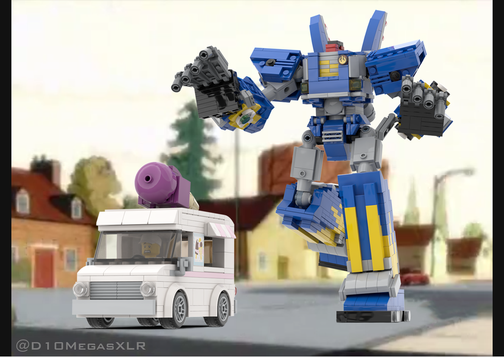 LEGO MOC Megas XLR (V3) by D10MegasXLR | Rebrickable - Build with LEGO