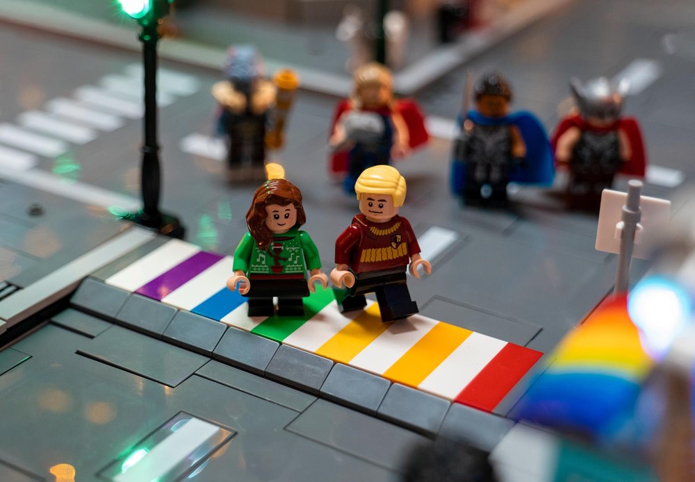 LEGO MOC Rainbow Crosswalk by JayRoonBricks | Rebrickable - Build with LEGO