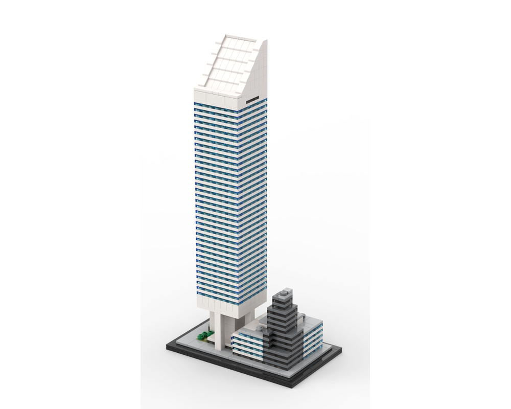 Lego Moc Citigroup Center Citicorp Center 1800 Scale By Spbrix