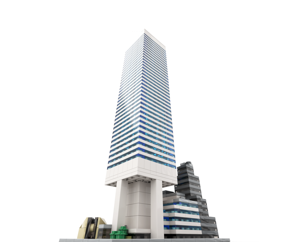 Lego Moc Citigroup Center Citicorp Center 1800 Scale By Spbrix