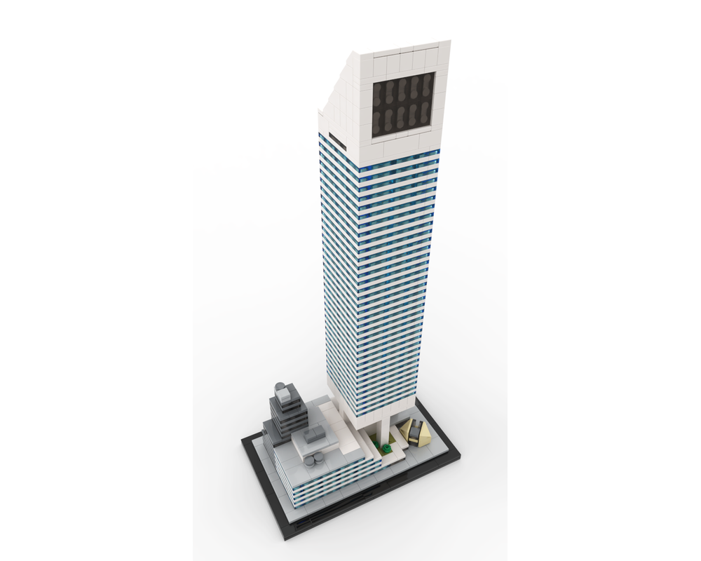 LEGO MOC Citigroup Center (Citicorp Center) 1:800 Scale by SPBrix ...