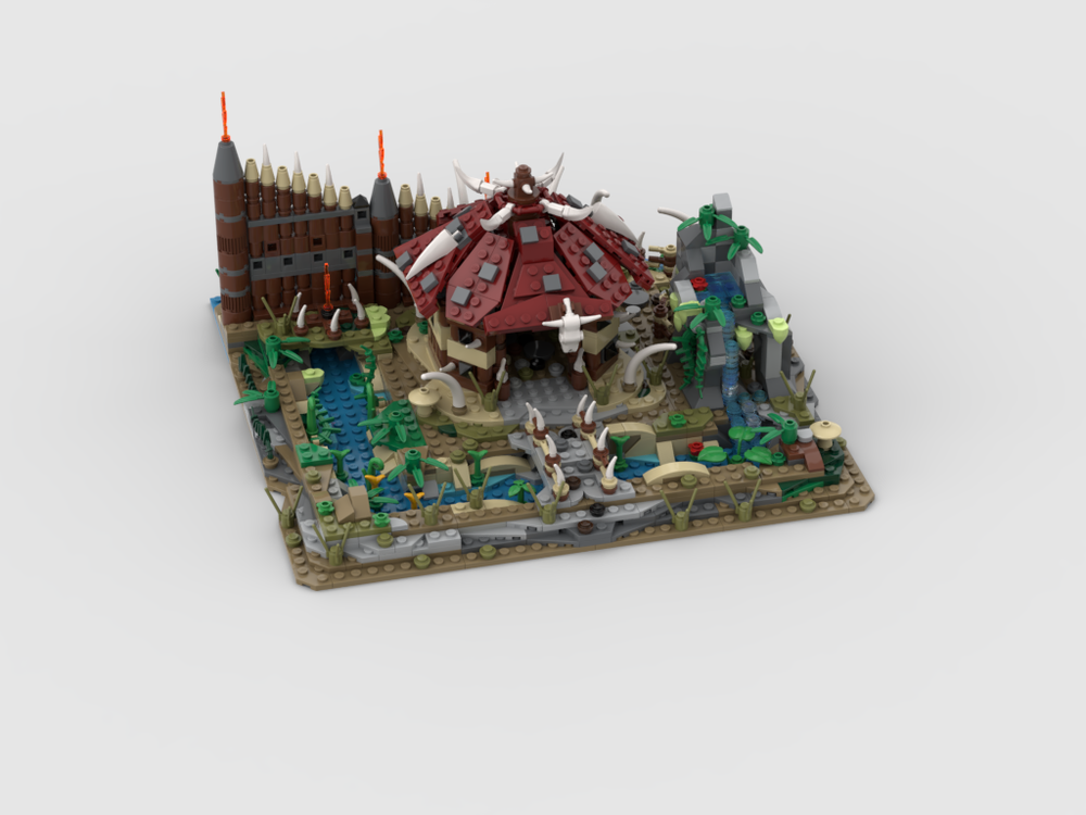 LEGO MOC Orc Burrow by Roflonski | Rebrickable - Build with LEGO