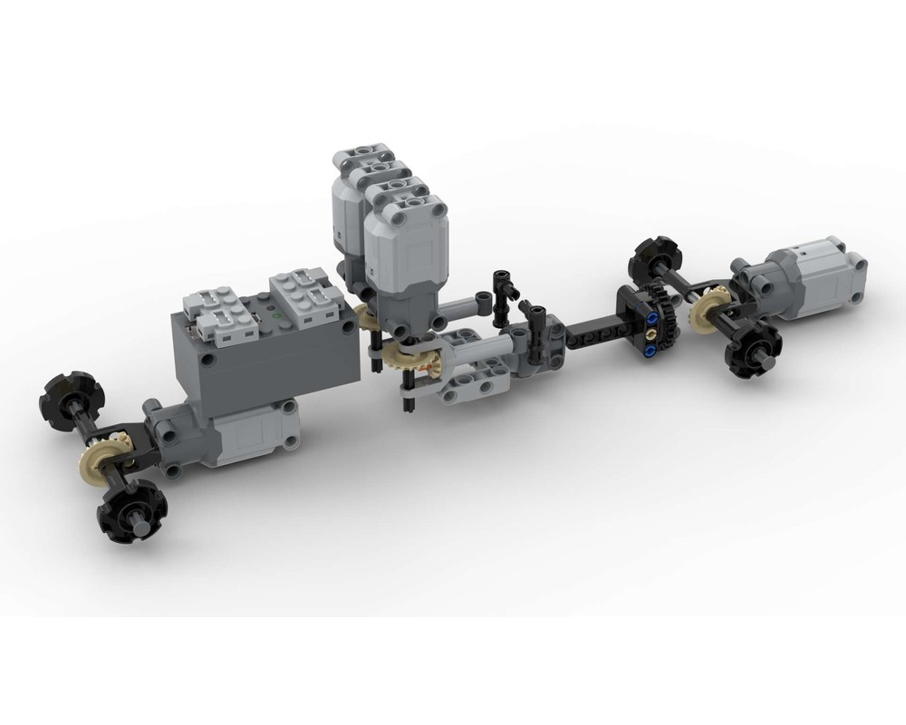 LEGO MOC Hägglunds BV 206 with crane by Stinkwell Exhaust Creations ...