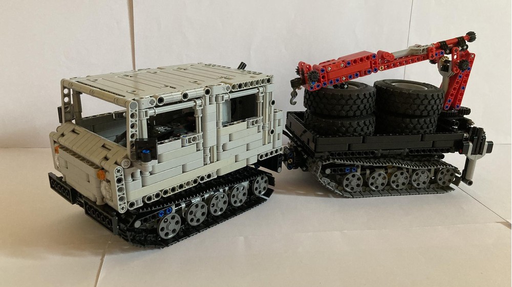 LEGO MOC Hägglunds BV 206 with crane by Stinkwell Exhaust Creations ...