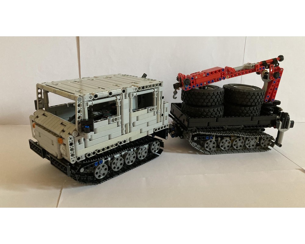 LEGO MOC Hägglunds BV 206 with crane by Stinkwell Exhaust Creations ...