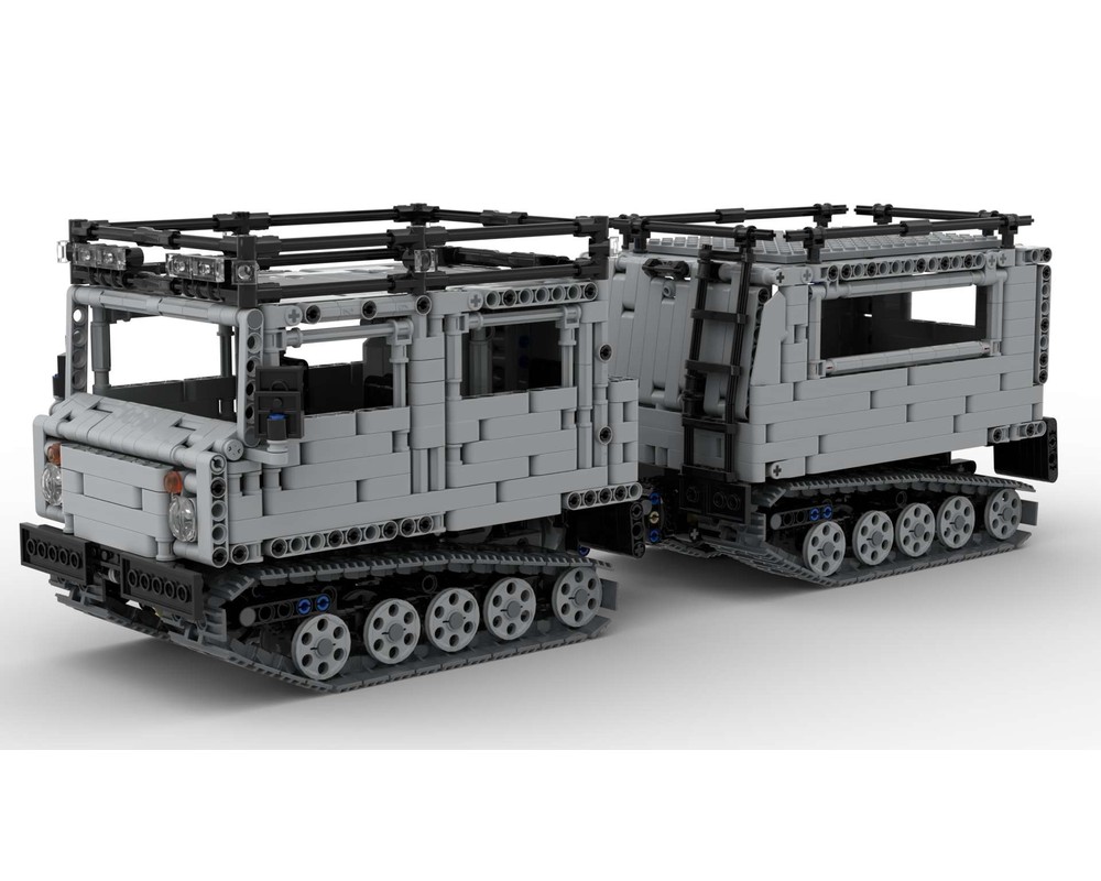 LEGO MOC Hägglunds BV 206 with crane by Stinkwell Exhaust Creations ...