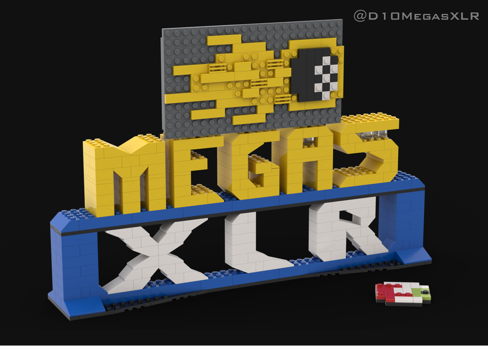 LEGO MOC Megas XLR Sign by D10MegasXLR | Rebrickable - Build with LEGO