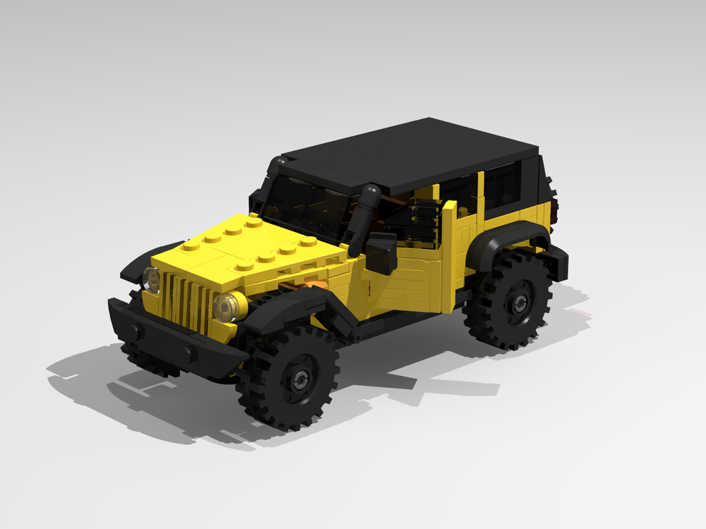 LEGO MOC Jeep Wrangler 4-door by DinhTuanKiet | Rebrickable - Build ...