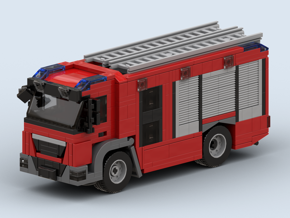 LEGO MOC Deventer Fire Engine by mausbricks | Rebrickable - Build with LEGO