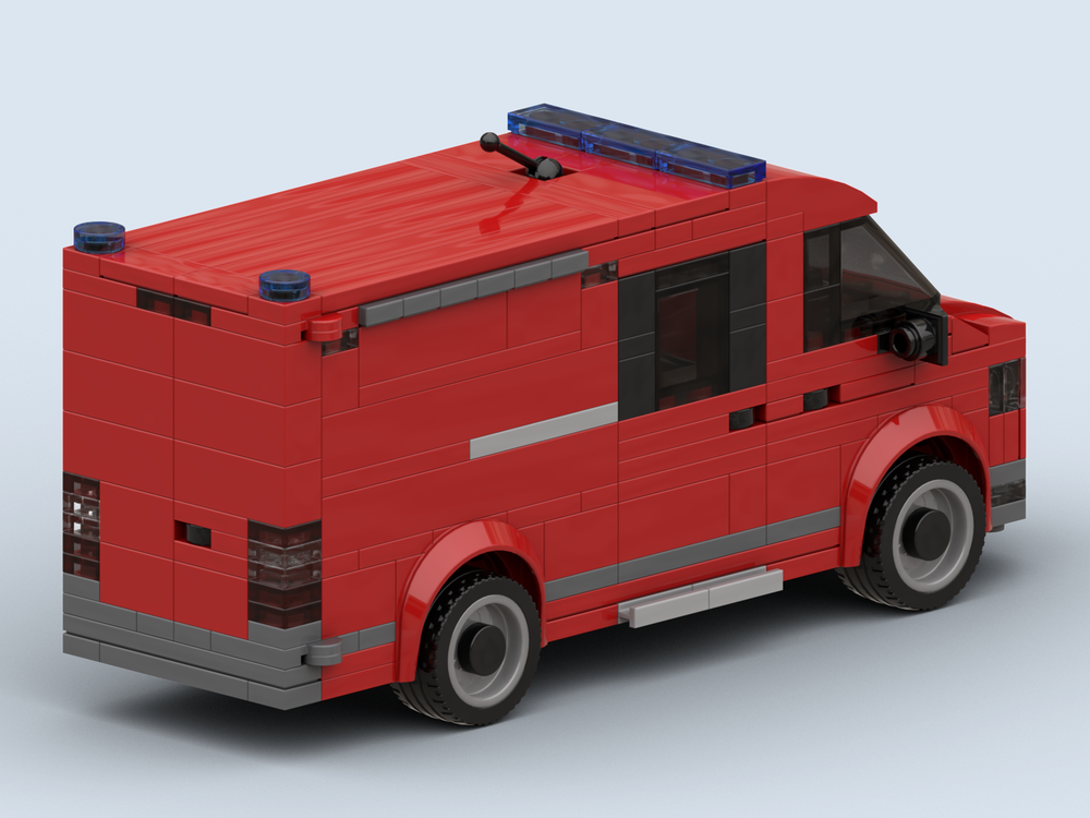 LEGO MOC Dutch Fire Hazmat Van by mausbricks | Rebrickable - Build with ...