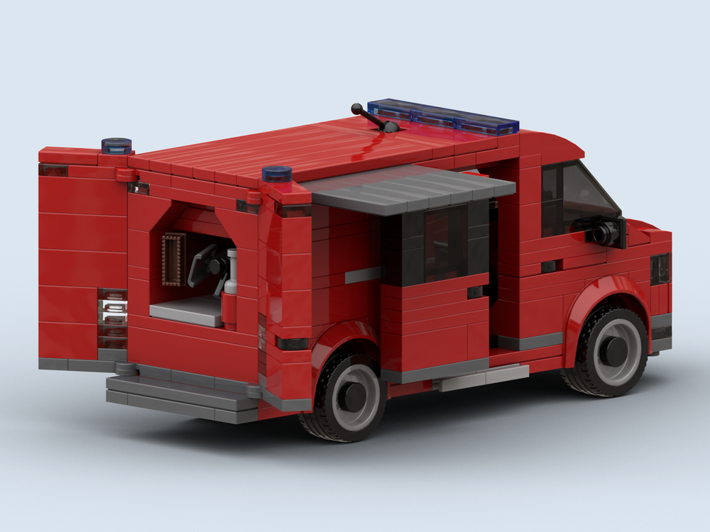 LEGO MOC Dutch Fire Hazmat Van by mausbricks | Rebrickable - Build with ...
