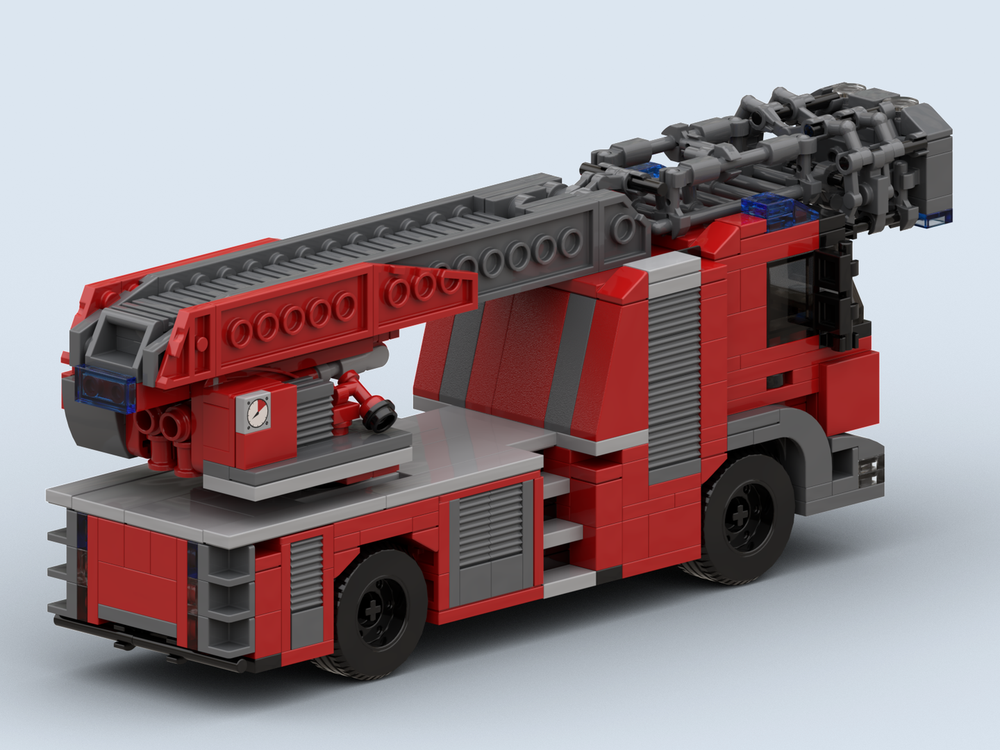 LEGO MOC Zaandam Fire Ladder Truck by mausbricks | Rebrickable - Build ...