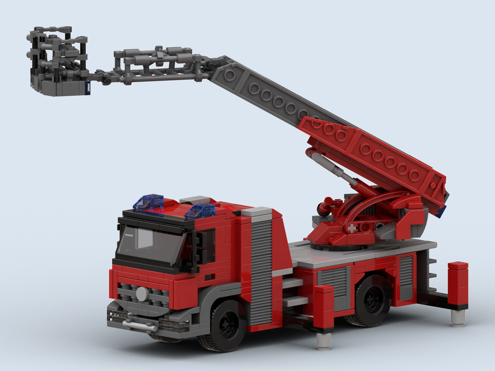 LEGO MOC Zaandam Fire Ladder Truck by mausbricks | Rebrickable - Build ...