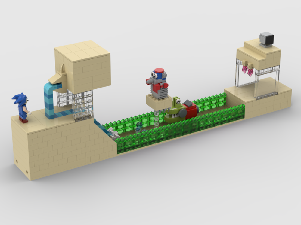LEGO MOC Sonic the Hedgehog: Labyrinth zone by bloooop | Rebrickable ...