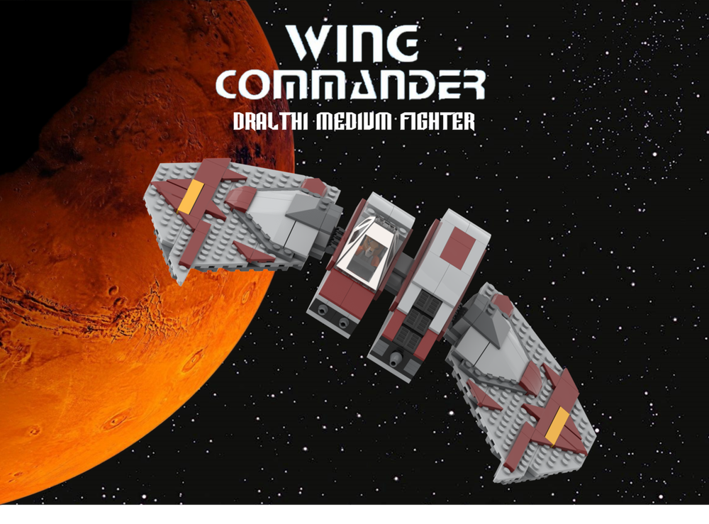 LEGO MOC Dralthi Medium Fighter - Wing Commander by Malcav ...