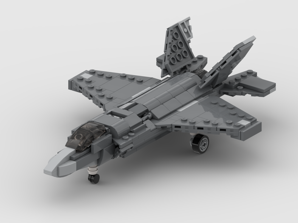 Lego Moc F 35b Lightning Ii Mini Scale By Brickosaurus Rebrickable