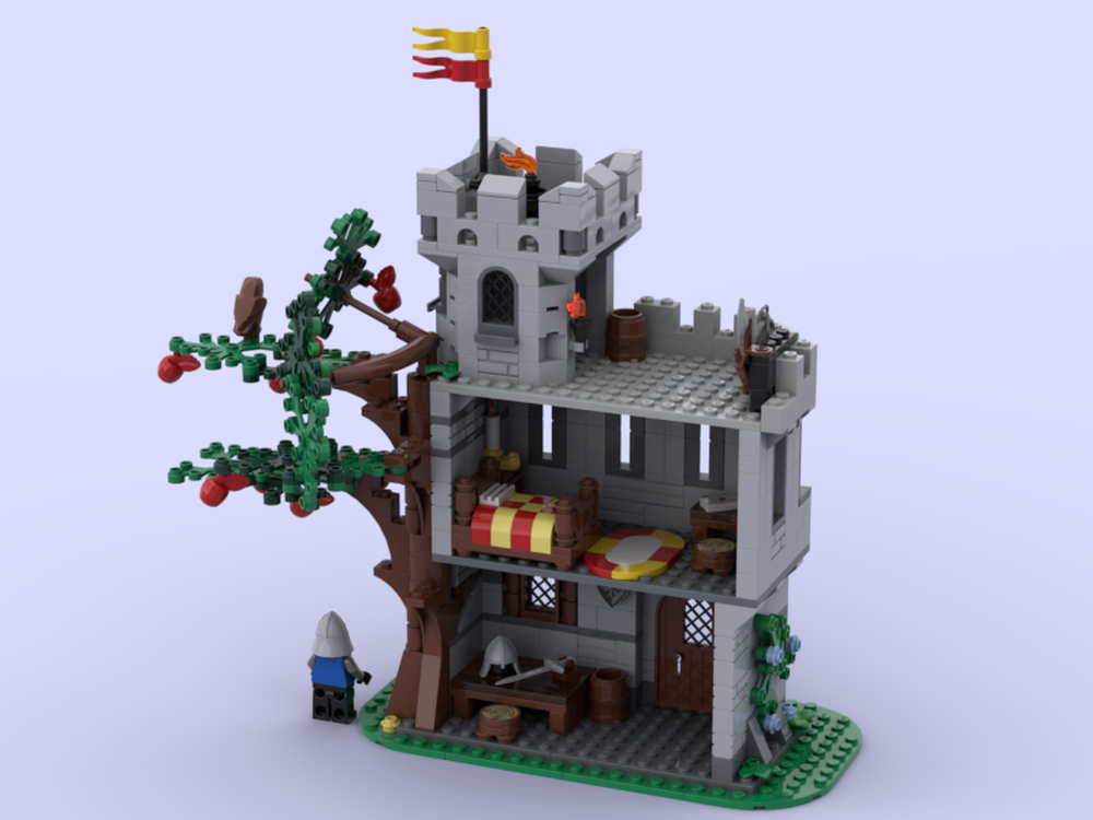 LEGO MOC Black Falcon's Tower by Diocat | Rebrickable - Build with LEGO