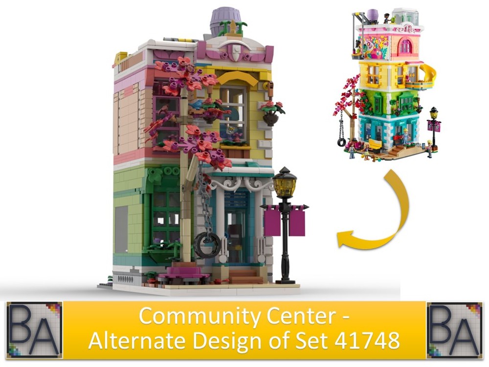 LEGO MOC Community Center - Alternate Design of Set 41748 by Brick ...