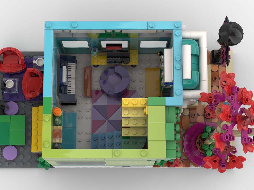 Lego Moc Community Center Alternate Design Of Set 41748 By Brick