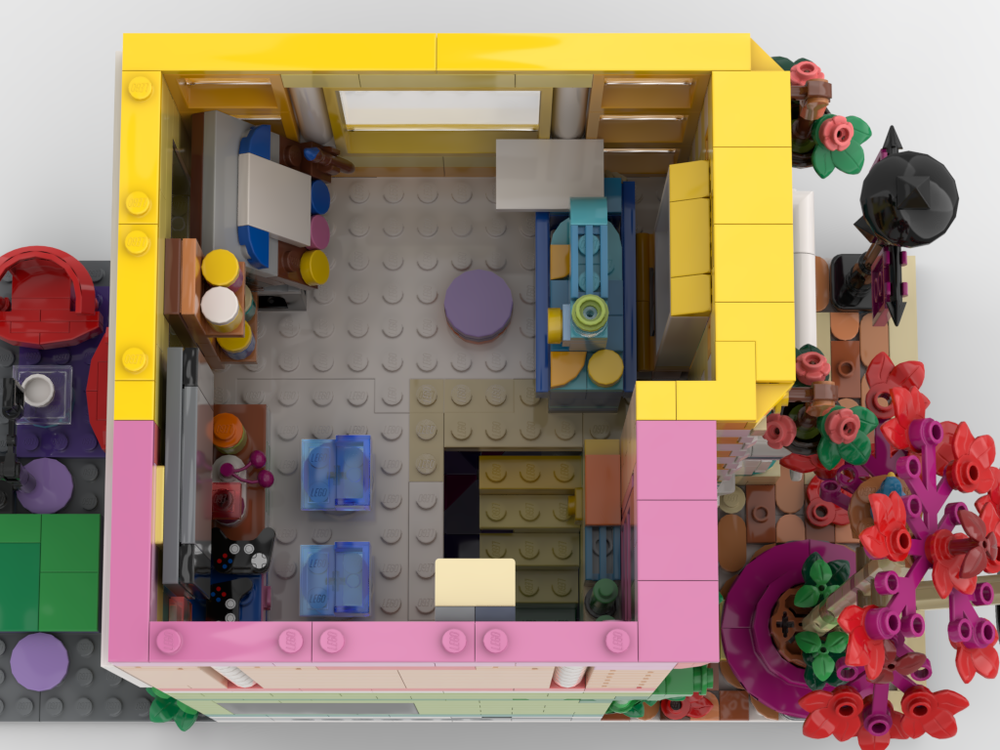 Lego Moc Community Center Alternate Design Of Set 41748 By Brick