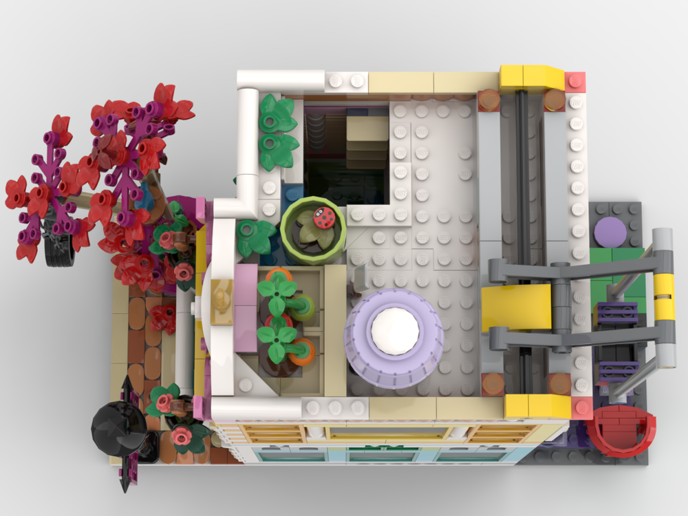 Lego Moc Community Center Alternate Design Of Set 41748 By Brick