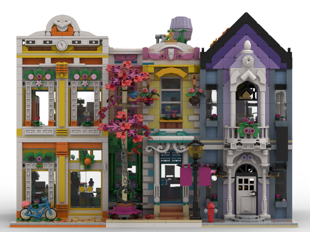 Lego Moc Community Center Alternate Design Of Set 41748 By Brick