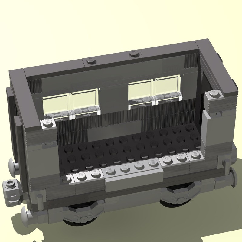 LEGO MOC Mini Santa Fe Super Chief Wagon / Car by Basti2 | Rebrickable ...