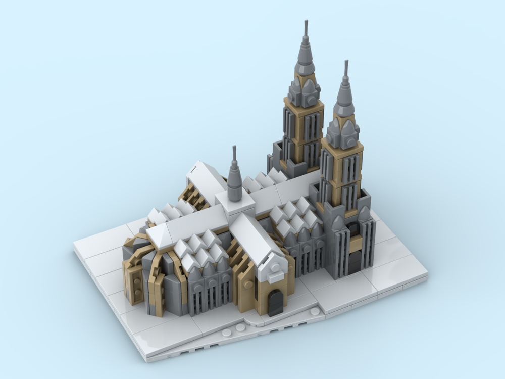 LEGO MOC Cologne Cathedral by williweb | Rebrickable - Build with LEGO