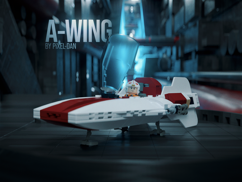 Lego Moc Pixel Dans A Wing Minifig Scale 15 Usd Only Free By