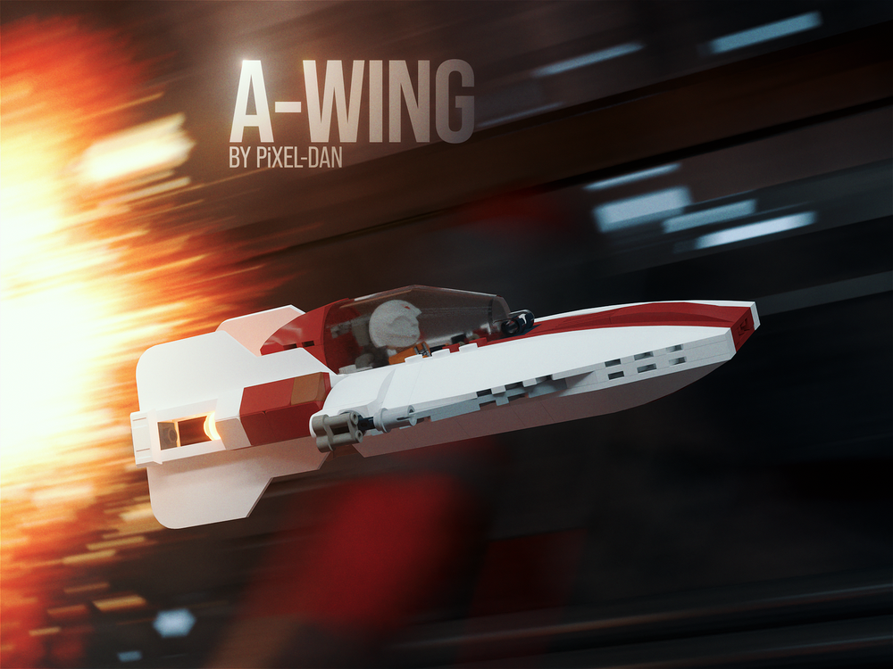 Lego Moc Pixel Dans A Wing Minifig Scale 15 Usd Only Free By