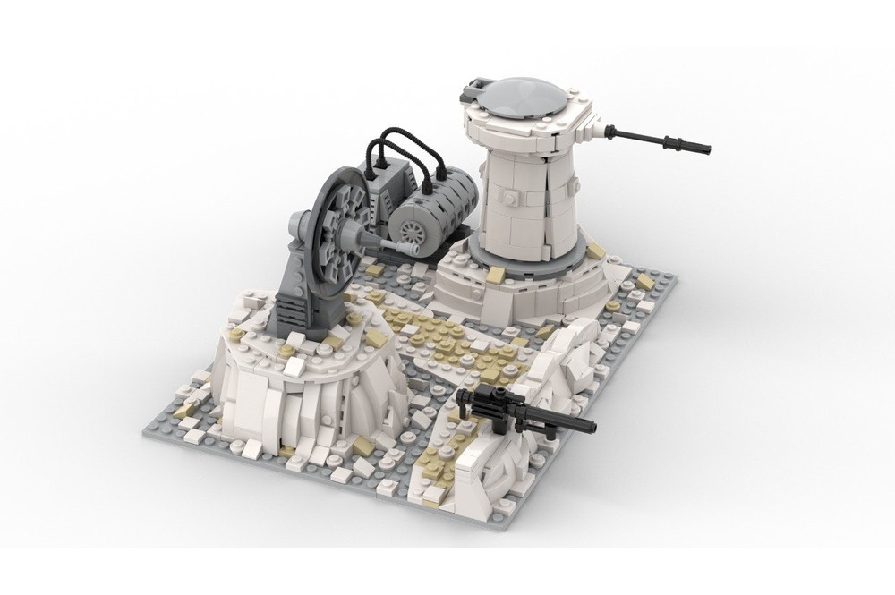 LEGO MOC-150680 SW Episode 5 Battle on Hoth (Rebel cannons) MOC by ...