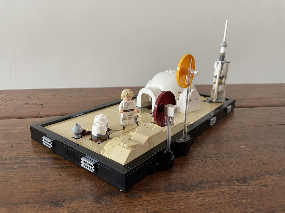 Lego Moc Binary Sunset On Tatooine Diorama By Johnny9t9