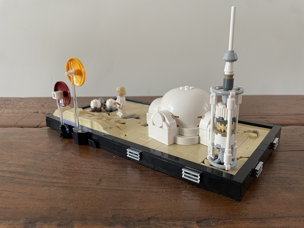 Lego Moc Binary Sunset On Tatooine Diorama By Johnny9t9