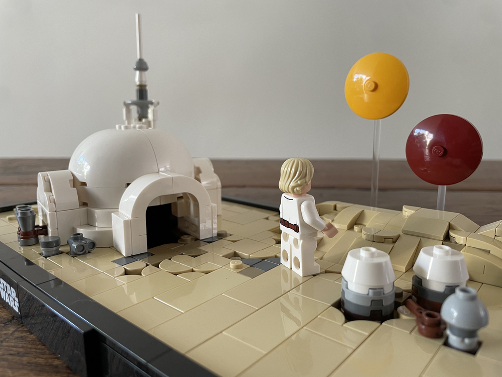 Lego Moc Binary Sunset On Tatooine Diorama By Johnny9t9