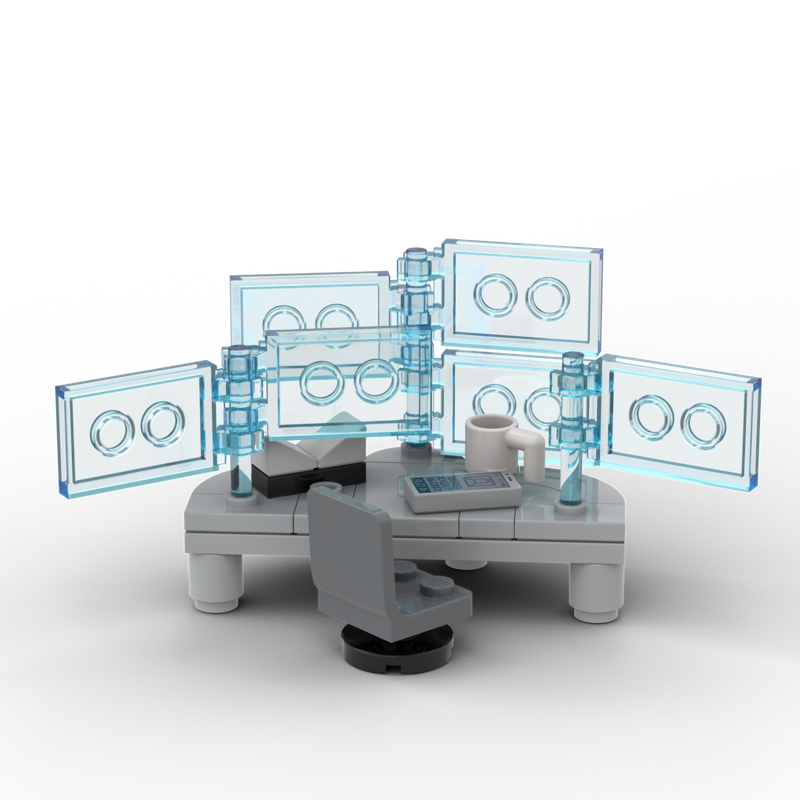 LEGO MOC Stark's Desk by BrickBrak | Rebrickable - Build with LEGO