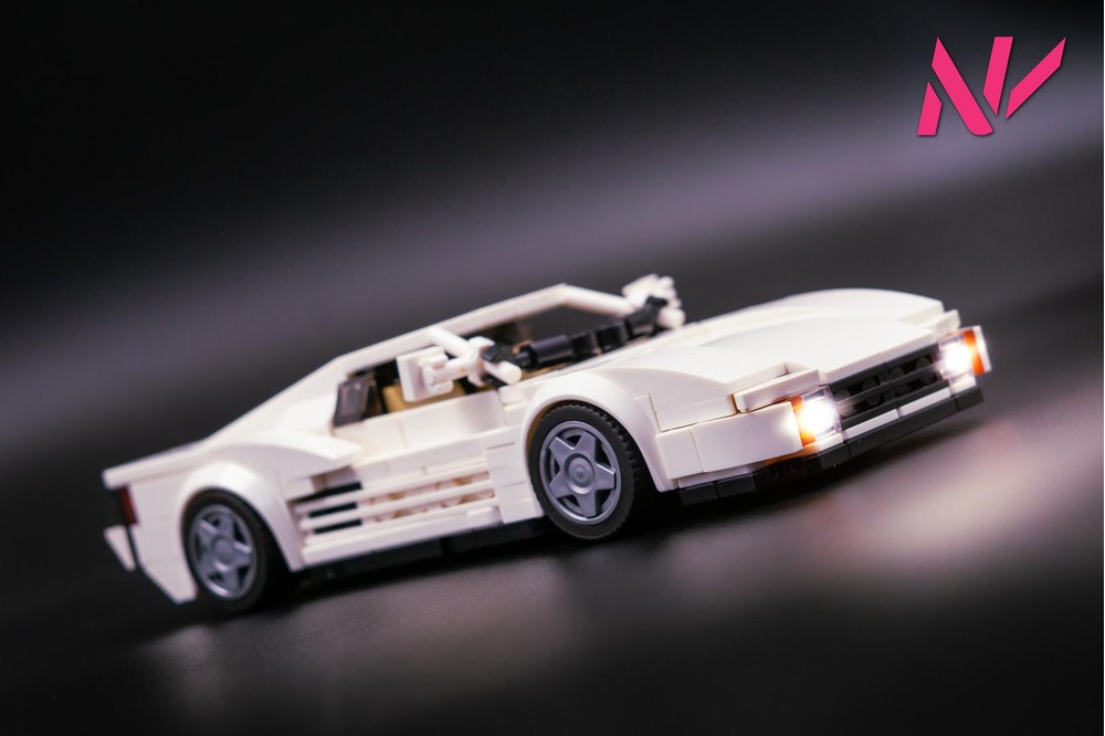 Lego Moc Ferrari Testarossa By Nv Carmocs Rebrickable Build With Lego