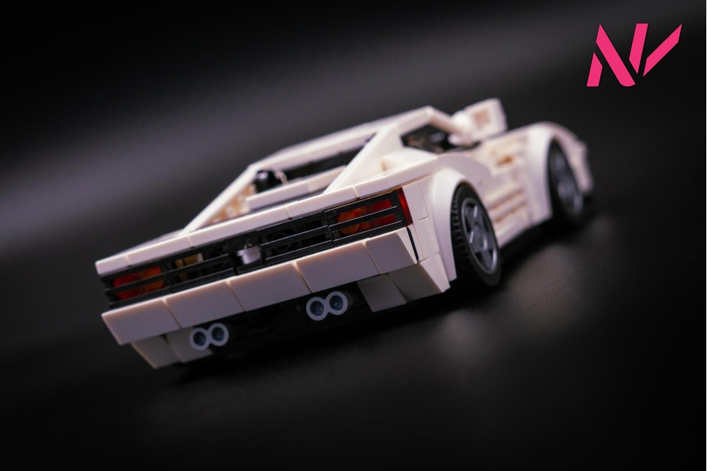 Lego Moc Ferrari Testarossa By Nv Carmocs Rebrickable Build With Lego
