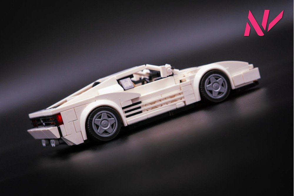 Lego Moc Ferrari Testarossa By Nv Carmocs Rebrickable Build With Lego