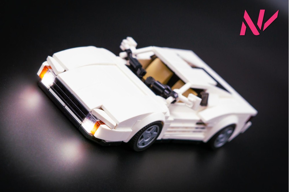 Lego Moc Ferrari Testarossa By Nv Carmocs Rebrickable Build With Lego