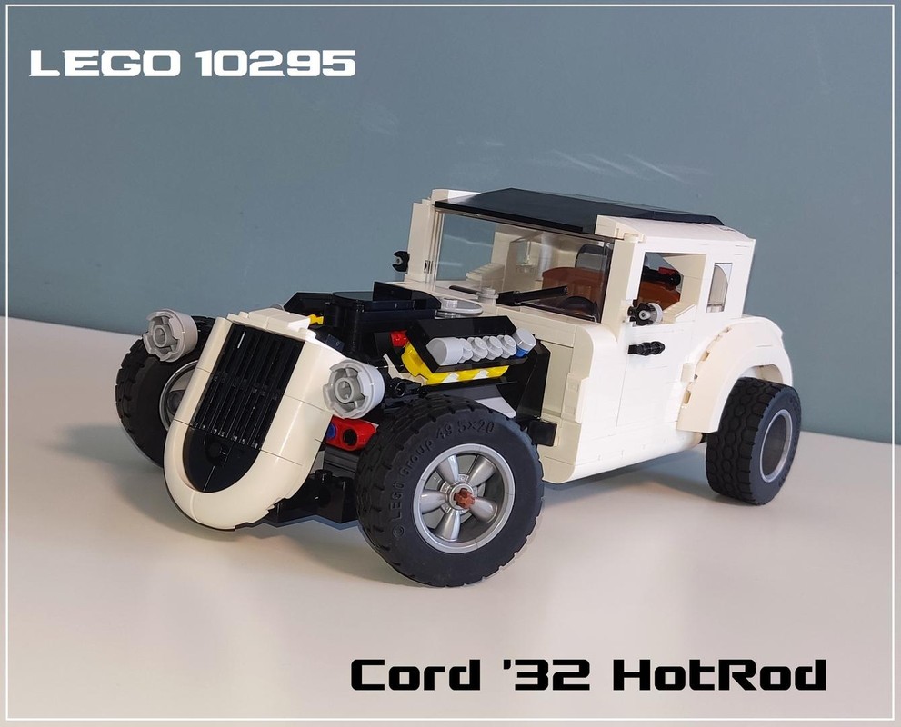 LEGO MOC 10295 Cord '32 HotRod by Kirvet | Rebrickable - Build with LEGO