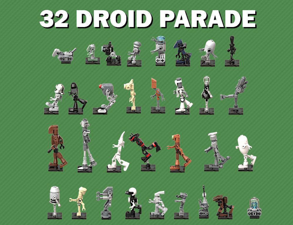 LEGO MOC 32 Droid Parade by KennoMonkey | Rebrickable - Build with LEGO