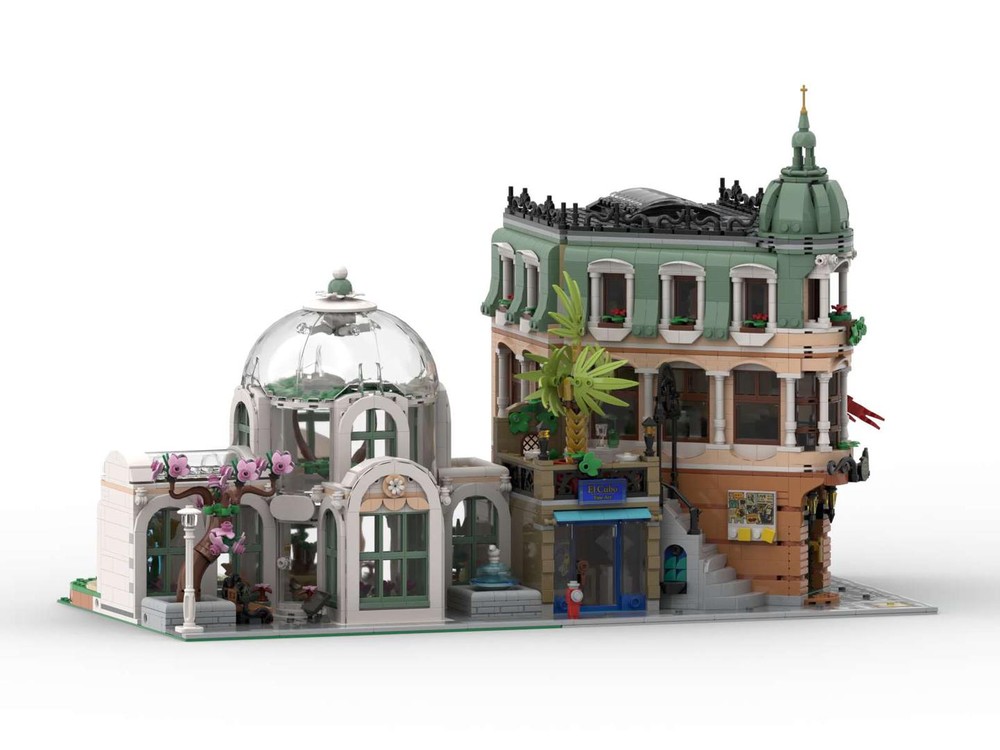 Lego Moc 41757 Modular Botanic Garden By Patbrickx Rebrickable