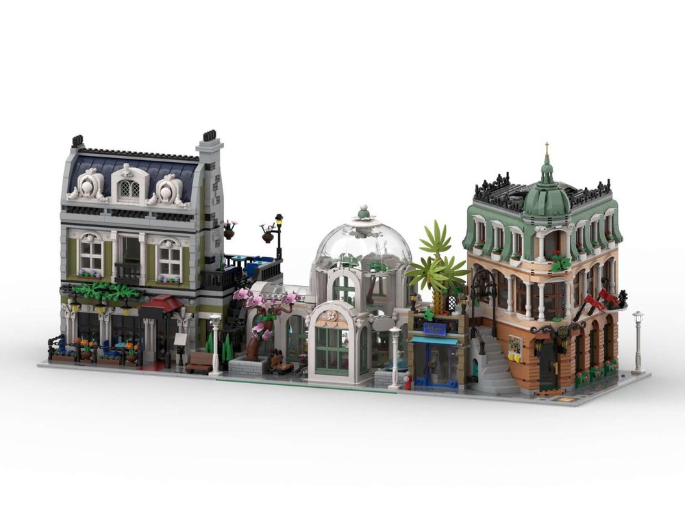 Lego Moc 41757 Modular Botanic Garden By Patbrickx Rebrickable