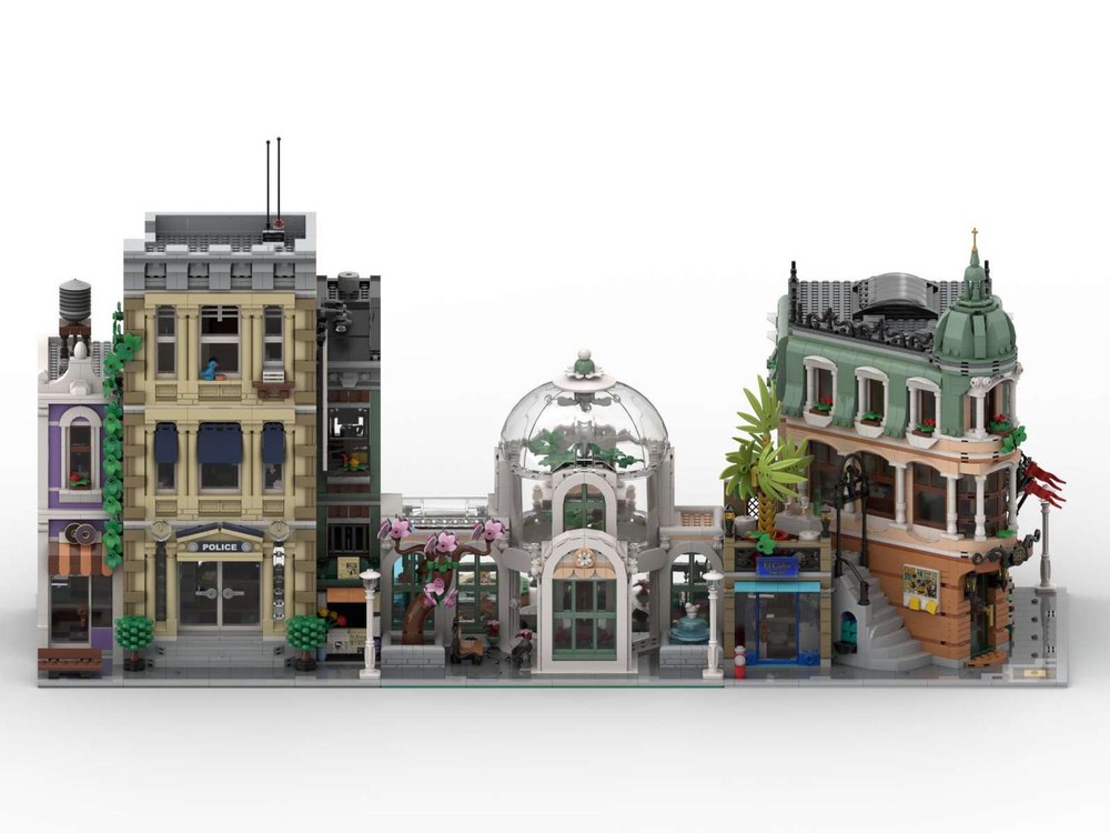 Lego Moc 41757 Modular Botanic Garden By Patbrickx Rebrickable