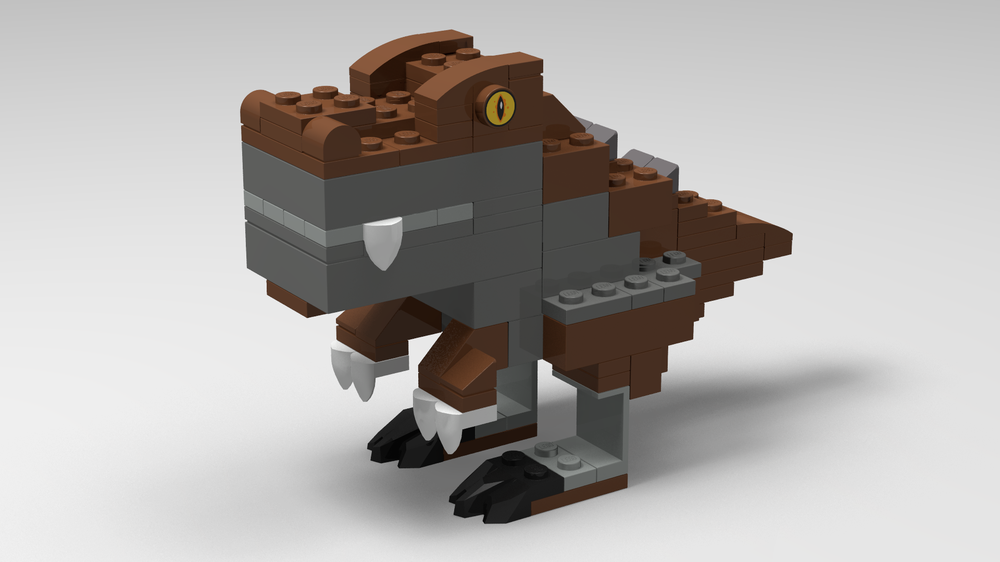 LEGO MOC Baby T-Rex by Free_pizza | Rebrickable - Build with LEGO