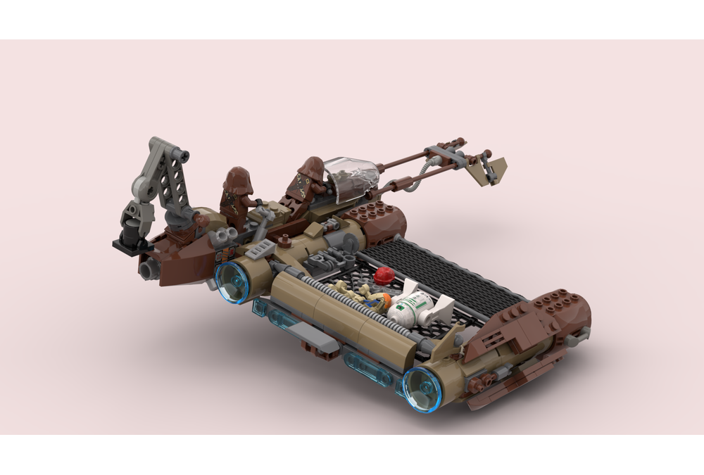 Lego Moc Jawa Speeder By Theario Rebrickable Build With Lego