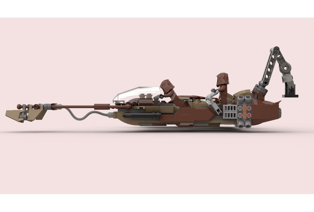 Lego Moc Jawa Speeder By Theario Rebrickable Build With Lego