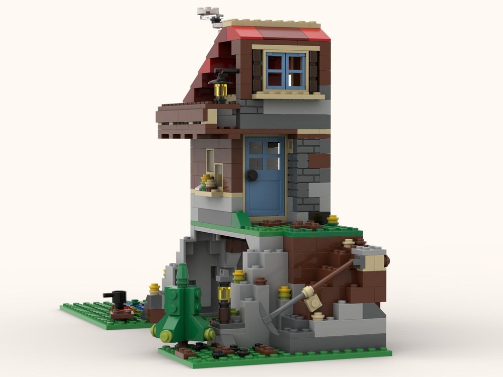 LEGO MOC Lodge Over Cavern by MarkRufus | Rebrickable - Build with LEGO