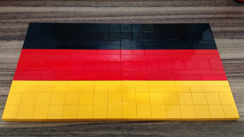 Lego Moc German Flag By Eduardorimoli Rebrickable Build With Lego