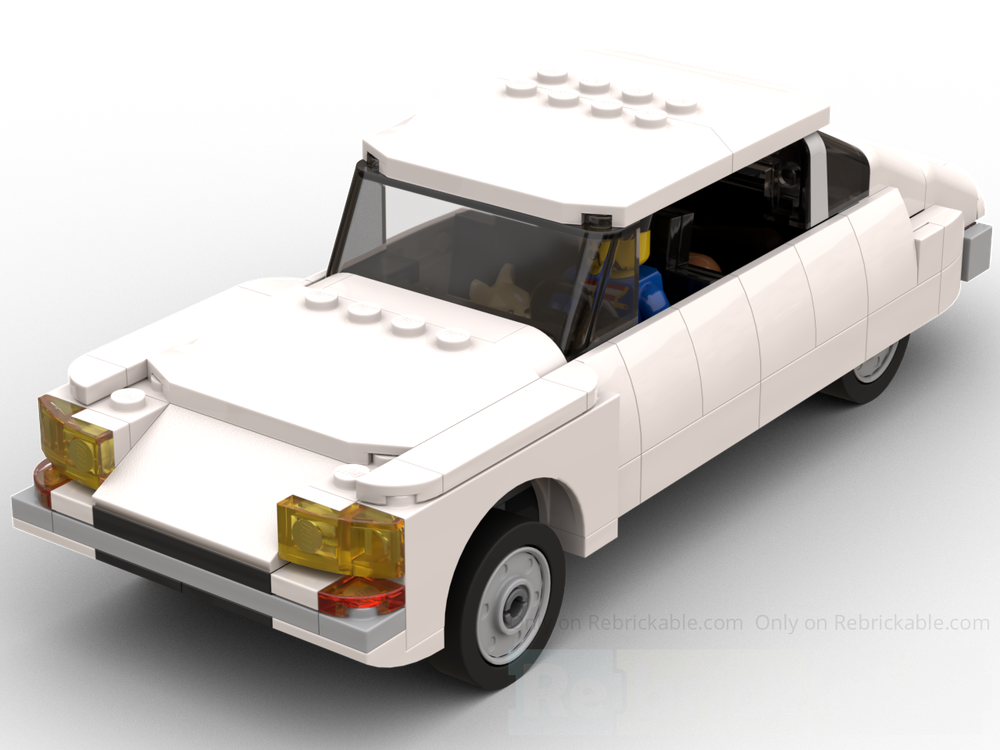 LEGO MOC Citroën DS by DaapMechEng | Rebrickable - Build with LEGO